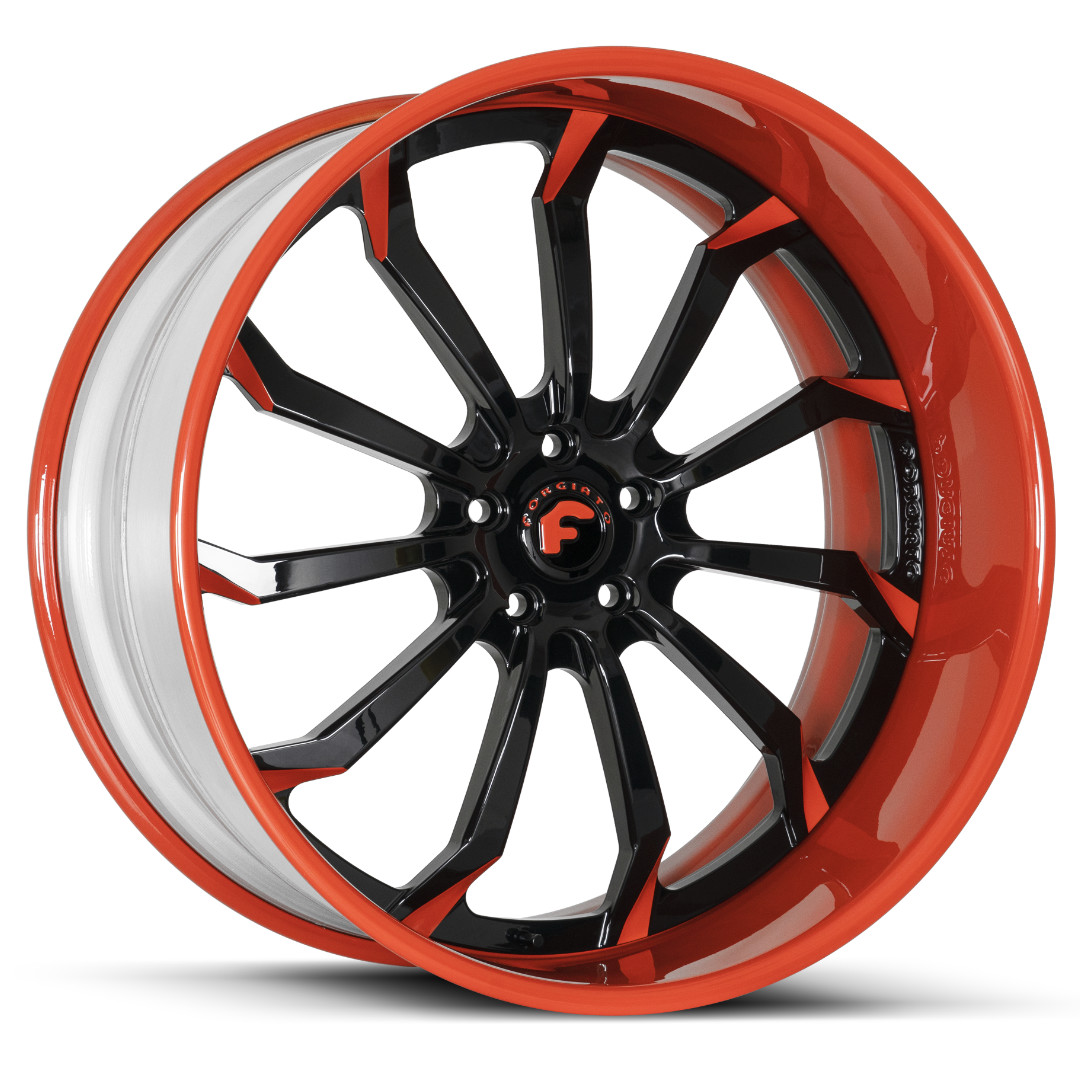 20 นิ้ว Forgiato Forged Wheels Navaja Deep Dish Chrome 3 Piece Rims Navaja